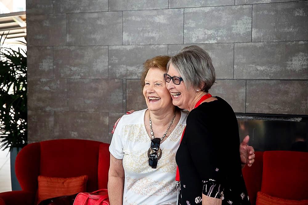 L-R: Nancy Cooper (67), and Nancy Beckmann (67)