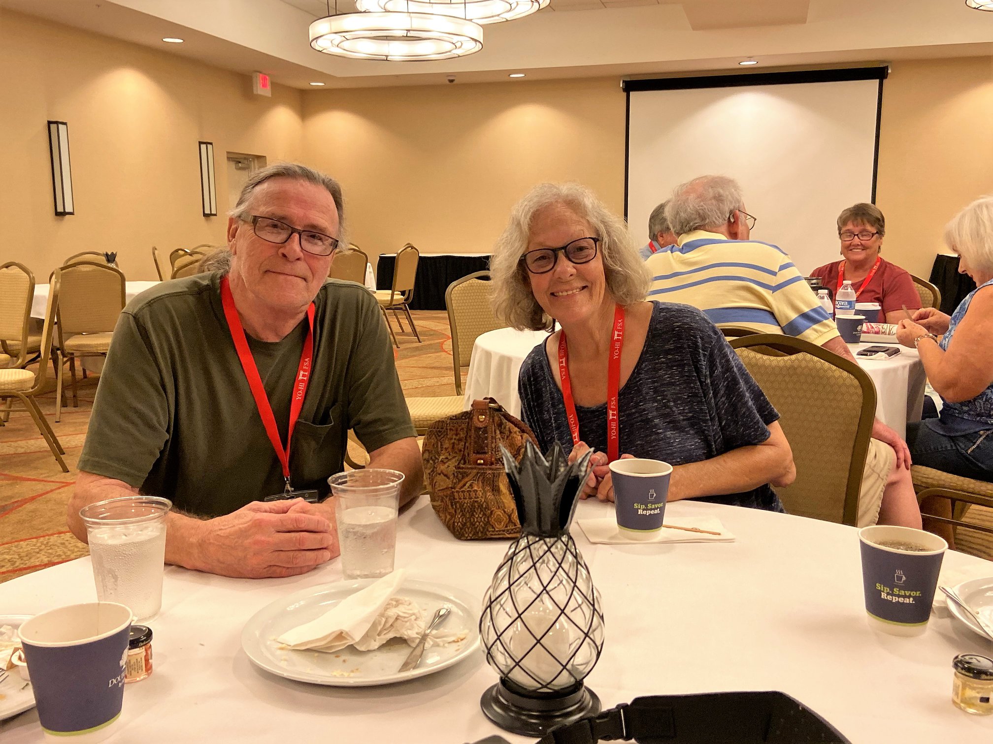 L-R: Bill Kellon (67), and Patti Kellon